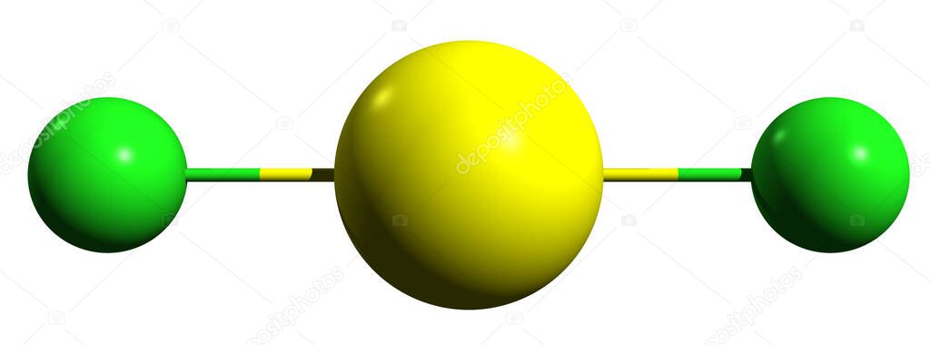 Imagen 3D de la fórmula esquelética del cloruro de calcio - estructura ...