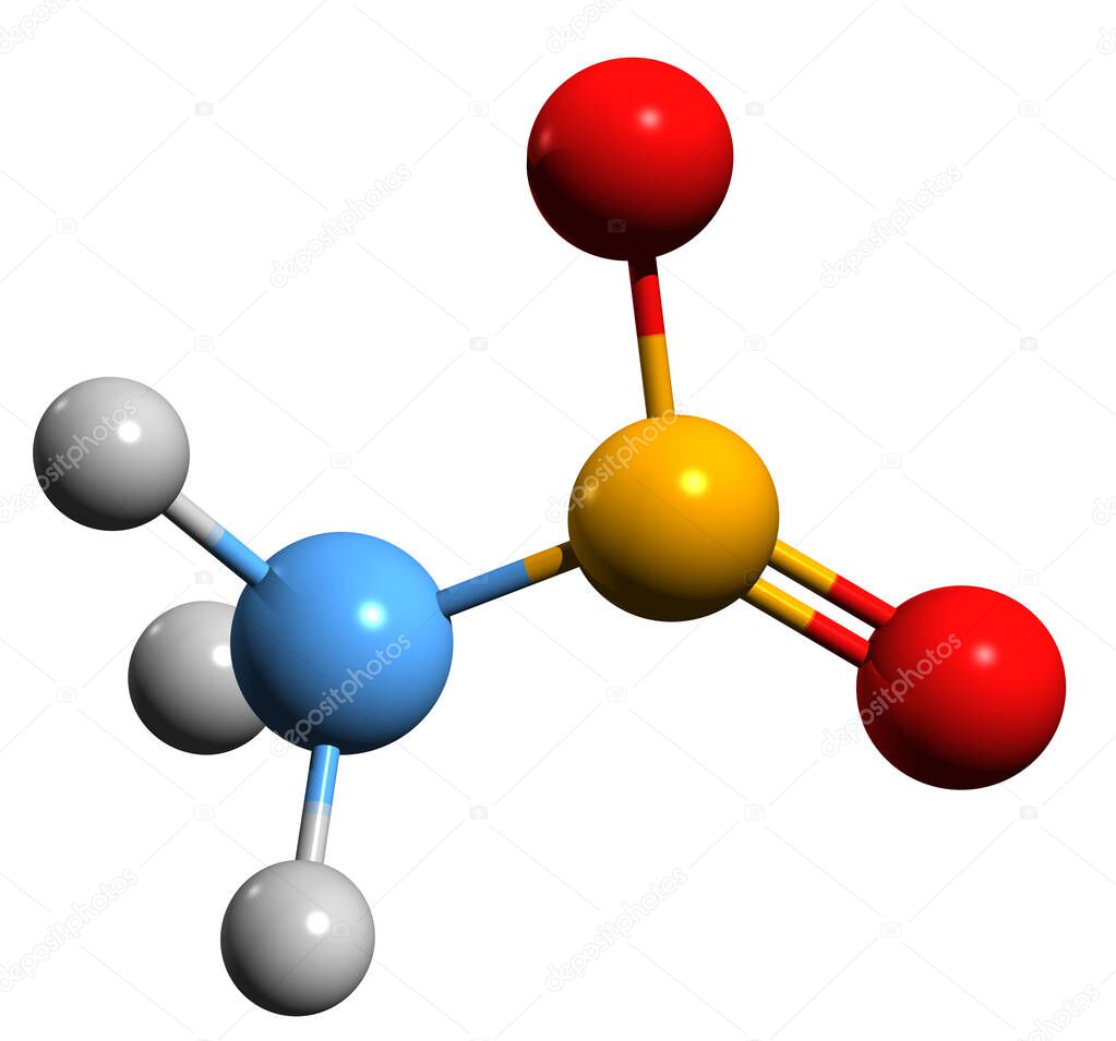 Imagen 3D de la fórmula esquelética de nitrometano - estructura química ...