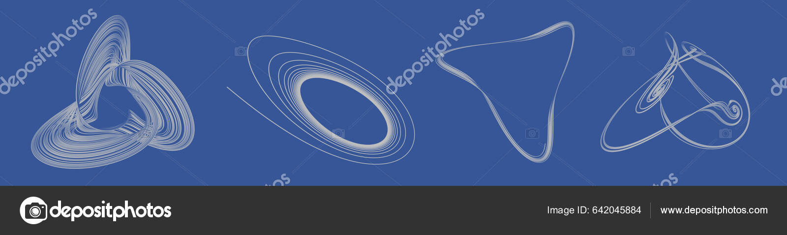 Attractor Halvorsen Mathematical Model Set Visualization Dynamical ...