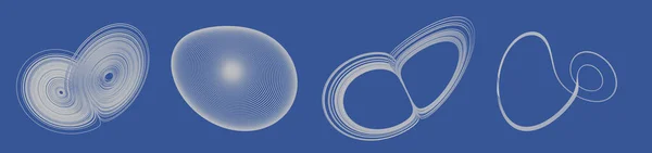 Attractor Halvorsen Mathematical Model Set Visualization Dynamical ...