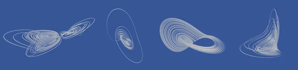 Attractor Halvorsen Mathematical Model Set Visualization Dynamical ...