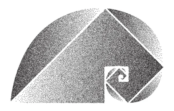 Big Golden Ratio Stippled Rectangle Visualization Fibonacci Sequence ...