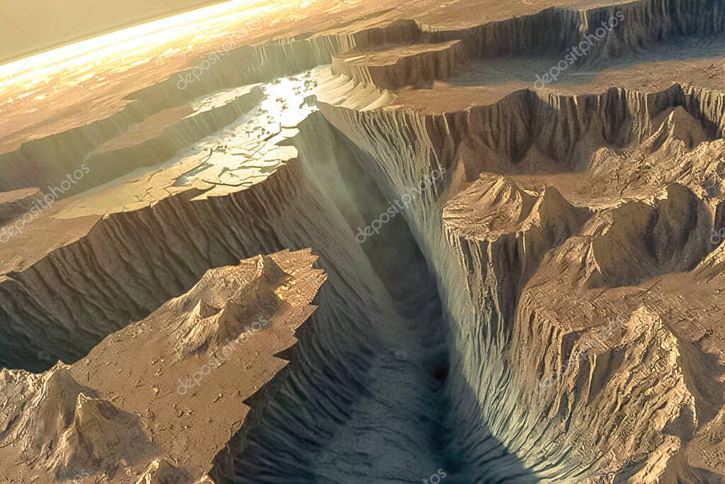 Cracks in planets surface, tectonic faults, lead to seismic activity ...