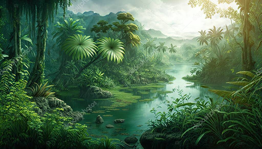 selvas tropicales de 10.000 aC eran exuberantes y verdes, con árboles ...