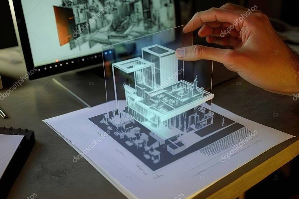 Los arquitectos pueden utilizar 3D Touch Hologram Displays para mostrar ...