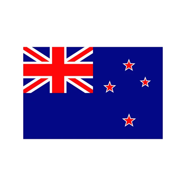 Signo de bandera de Nueva Zelanda. Polinesia y Oceanía. Día de Waitangi ...