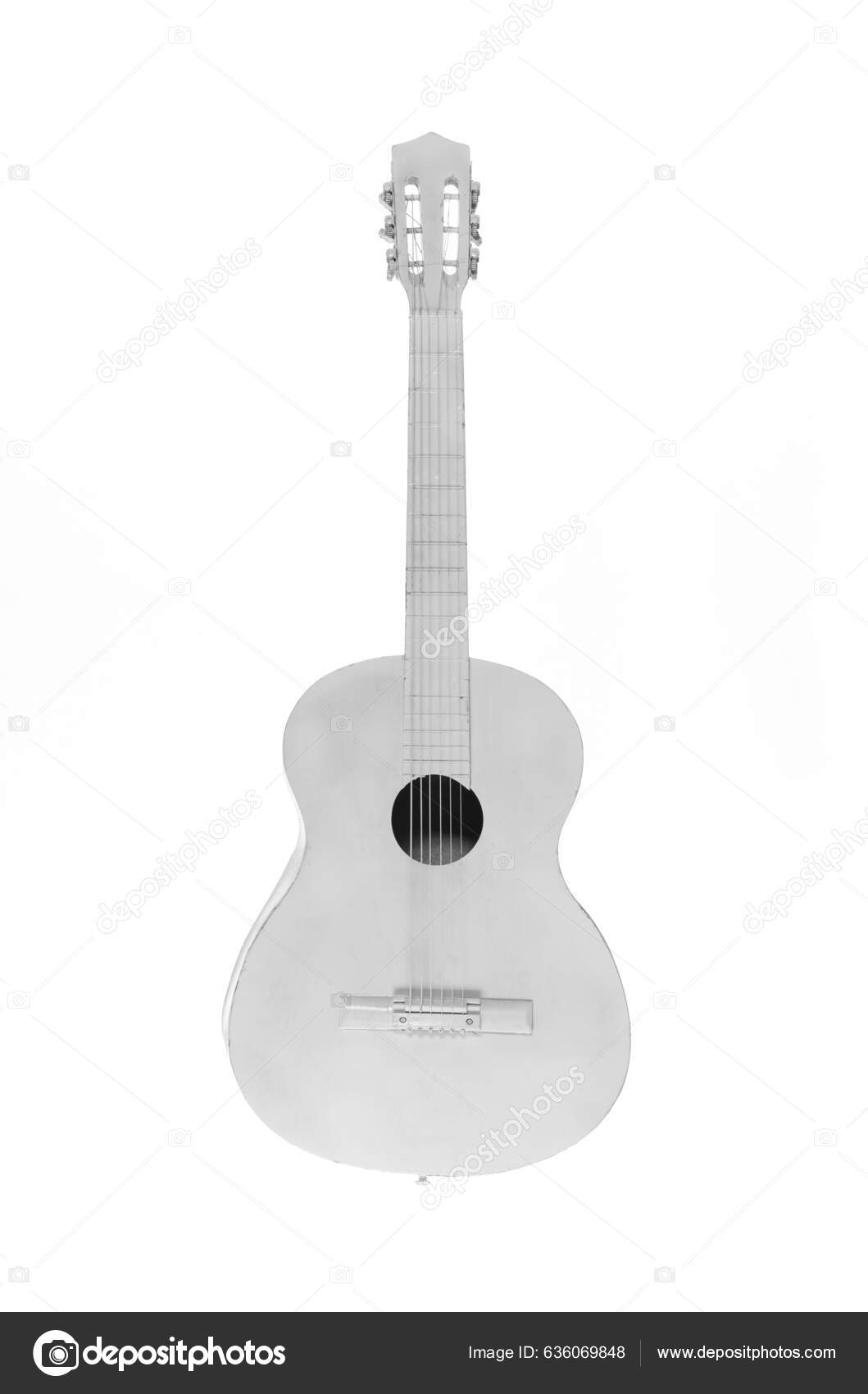 White Guitar Guitar Isolated White Background Stock Photo by ©serikbaib ...