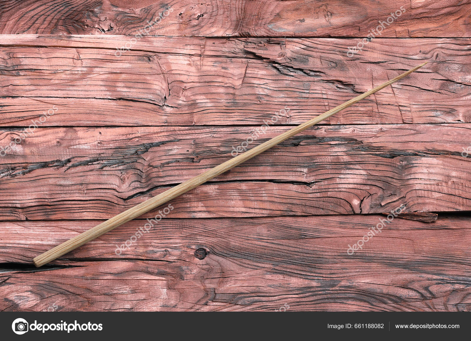 School Wooden Pointer Wooden Table — Stock Photo © serikbaib #661188082