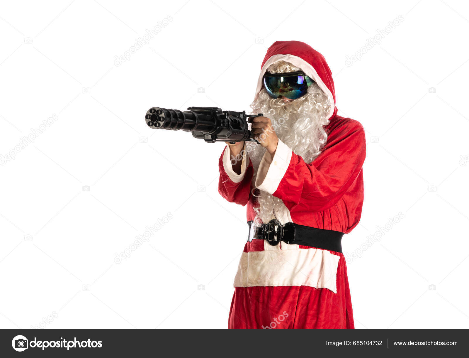 Santa Claus Killer Gun — Stock Photo © serikbaib #685104732