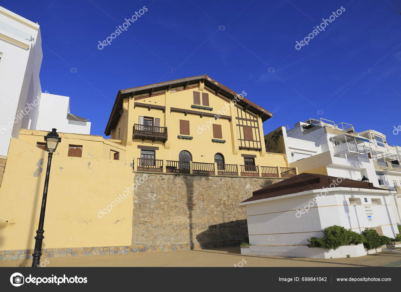 Rota Cadiz Spain October 2023 Beautiful Houses Promenade Playa Costilla ...
