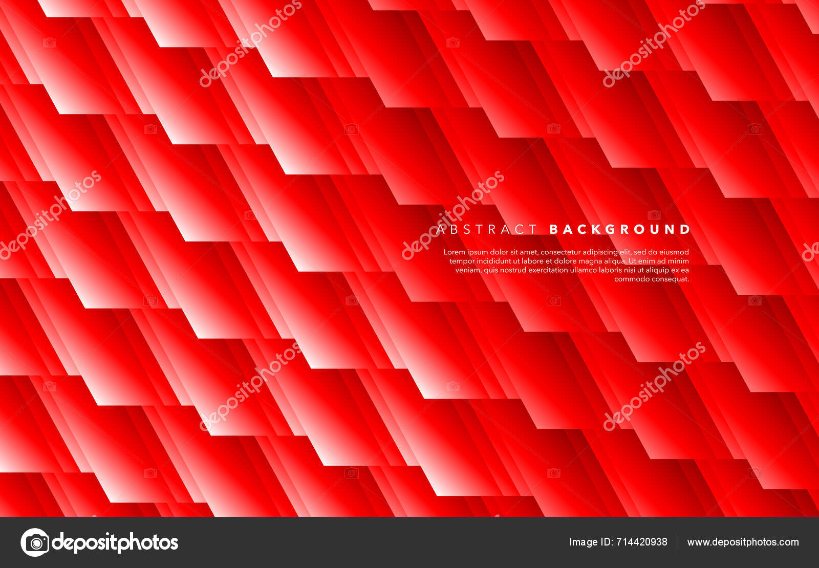 Red Modern Abstract Background Design Stock Vector by ©karya411 714420938