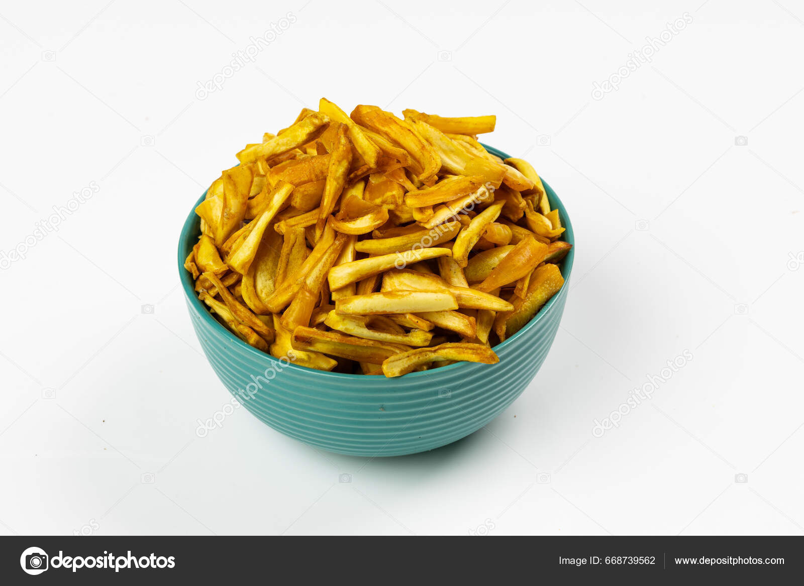 Jackfruit Chips Kerala Special Snack Made Using Raw Jackfruit Isolated ...