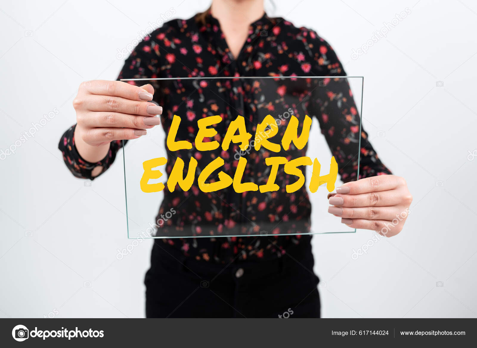 Hand Writing Sign Learn English Business Overview Train Writing ...