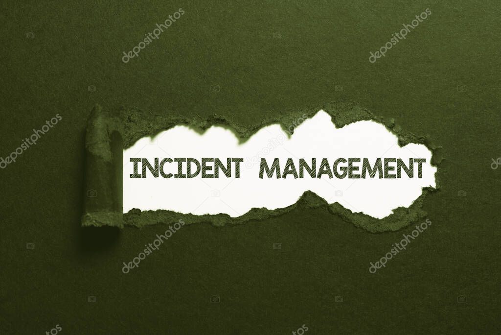 Escribir mostrando texto Gestión de incidentes, Proceso de Concepto de ... Escribir mostrando texto Gestión de incidentes, Proceso de Concepto de ...