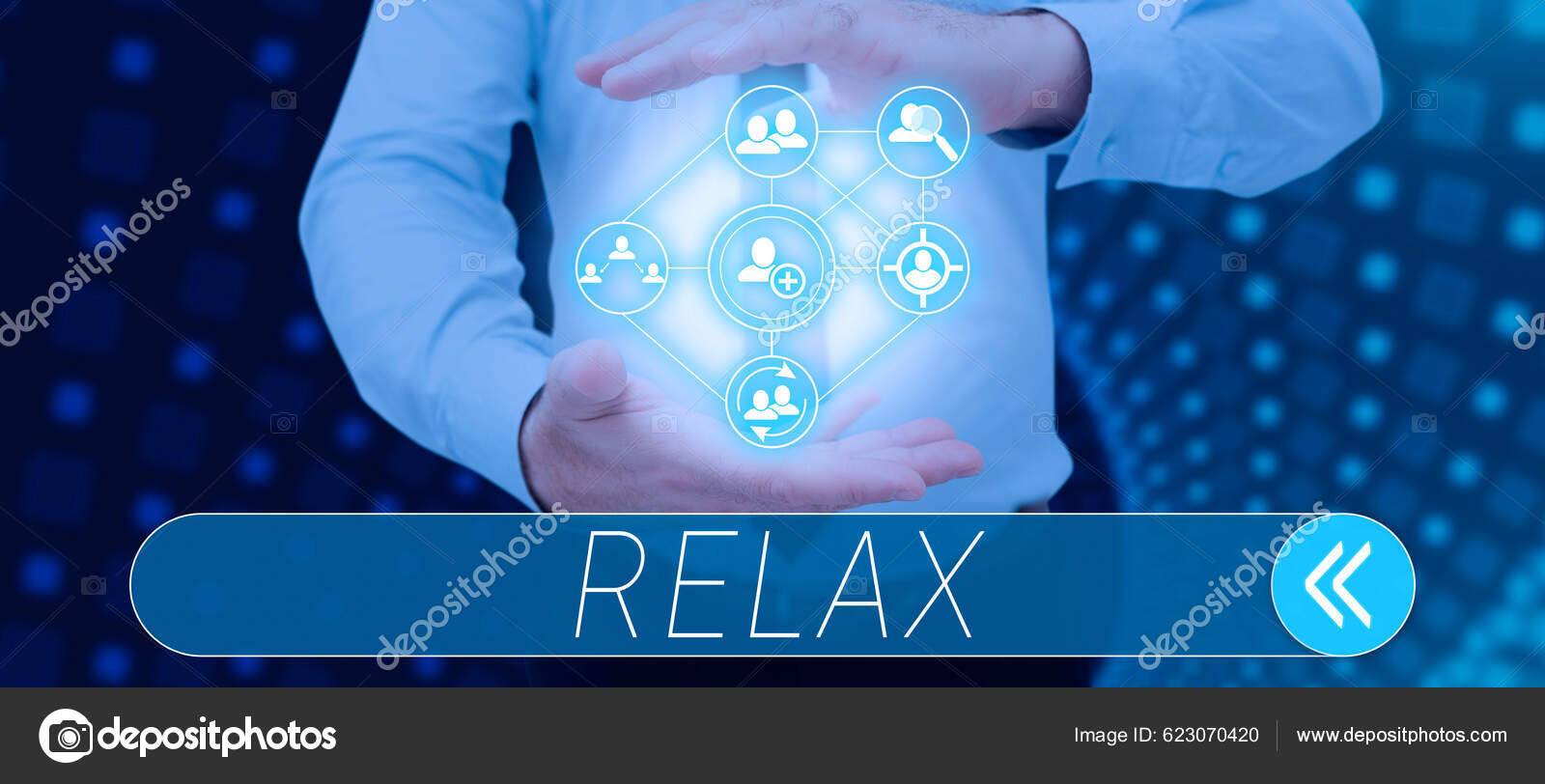 Relax Word Sign