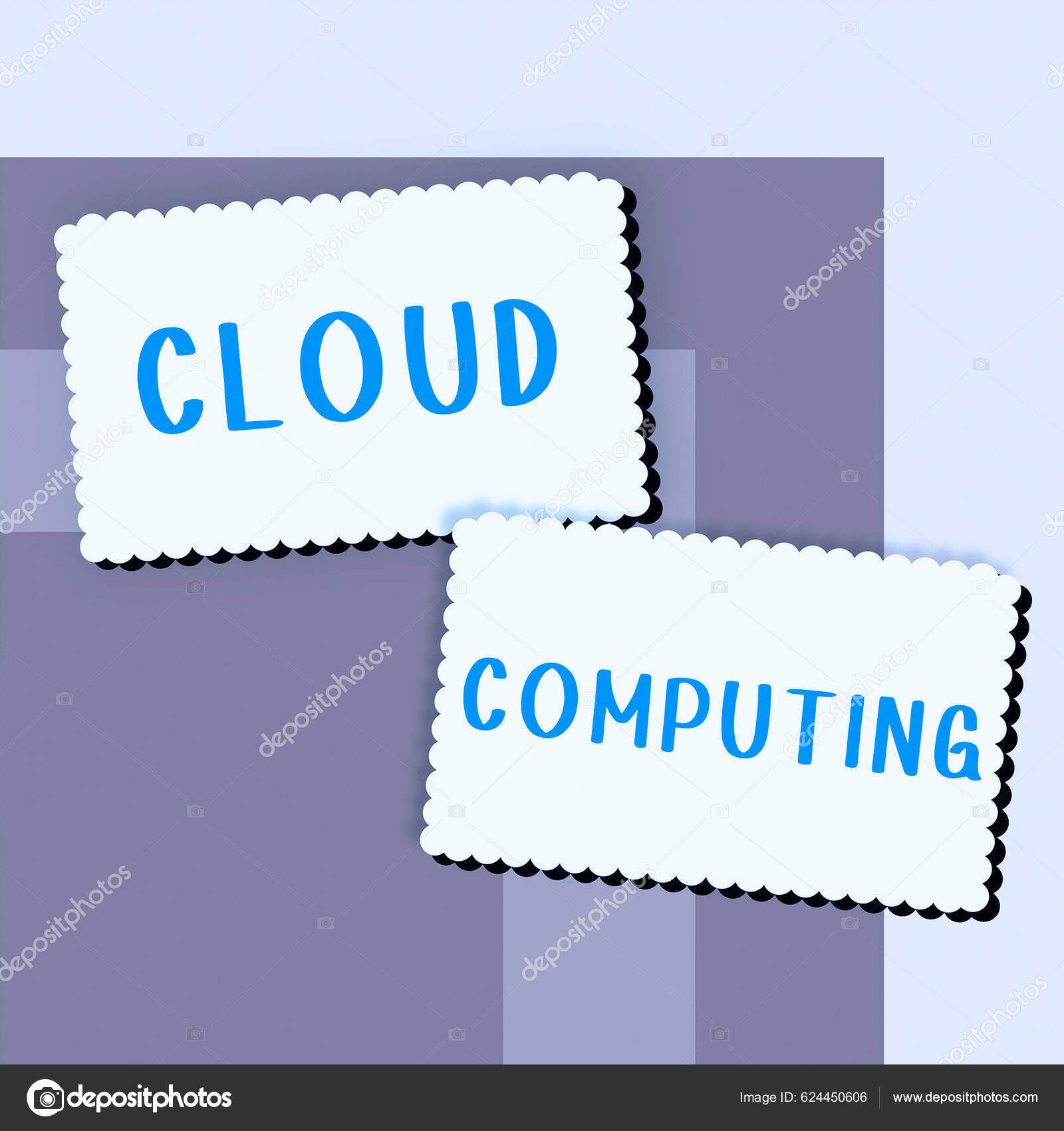 Writing Displaying Text Cloud Computing Business Overview Storing Accessing Data — Stock Photo ...