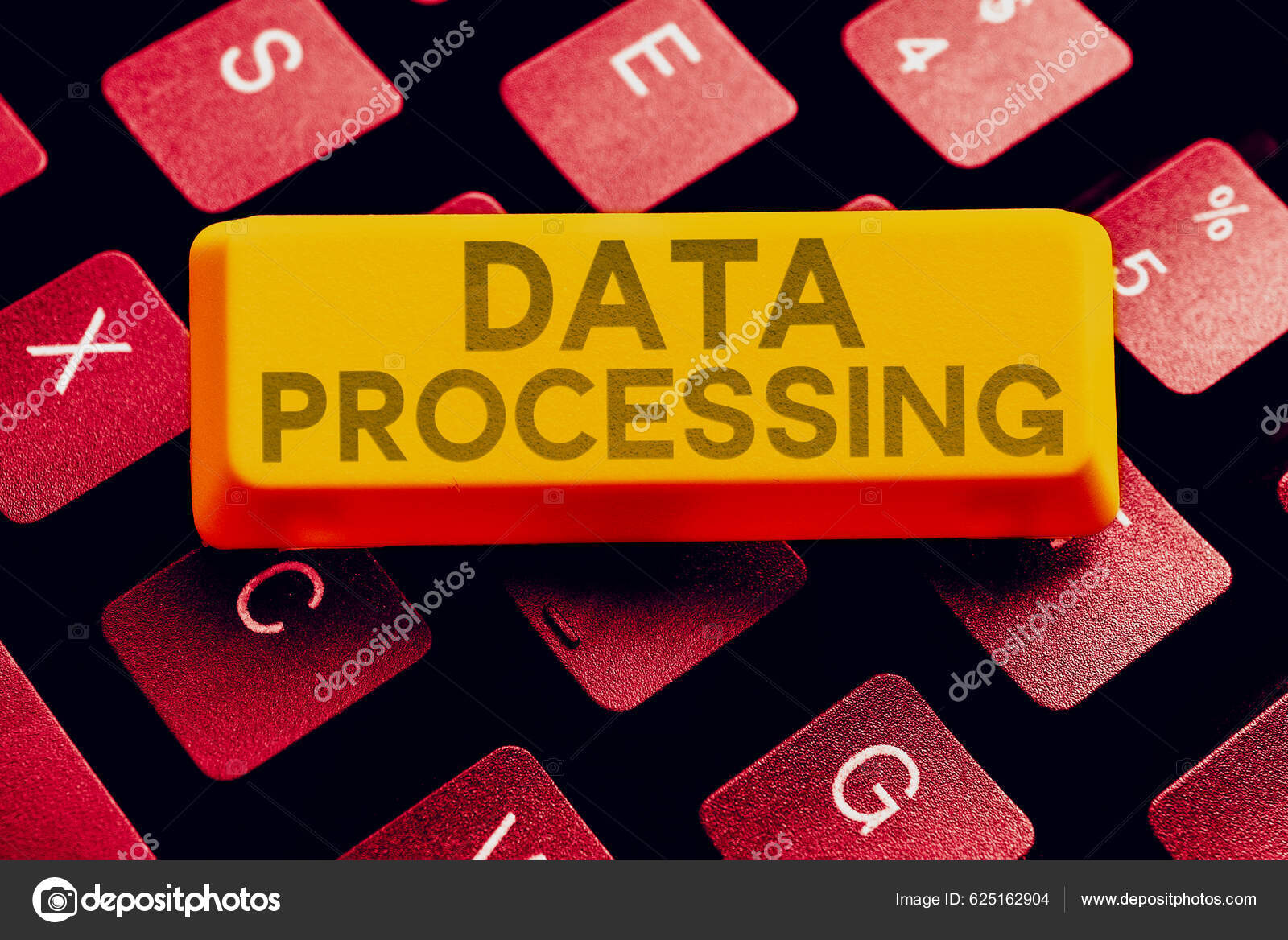 Hand Writing Sign Data Processing Word Written Collection Manipulation Items — Stock Photo ...