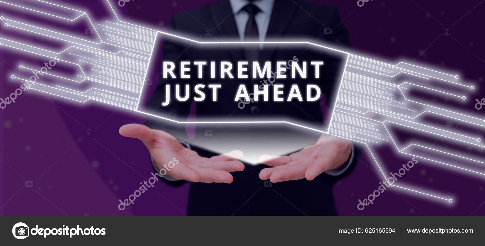 Text Caption Presenting Retirement Just Ahead Conceptual Photo Fact ... Text Caption Presenting Retirement Just Ahead Conceptual Photo Fact ...