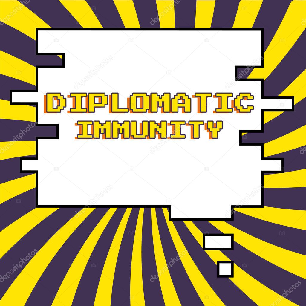 Texto que muestra inspiración Inmunidad Diplomática, Ley de Conceptos ...