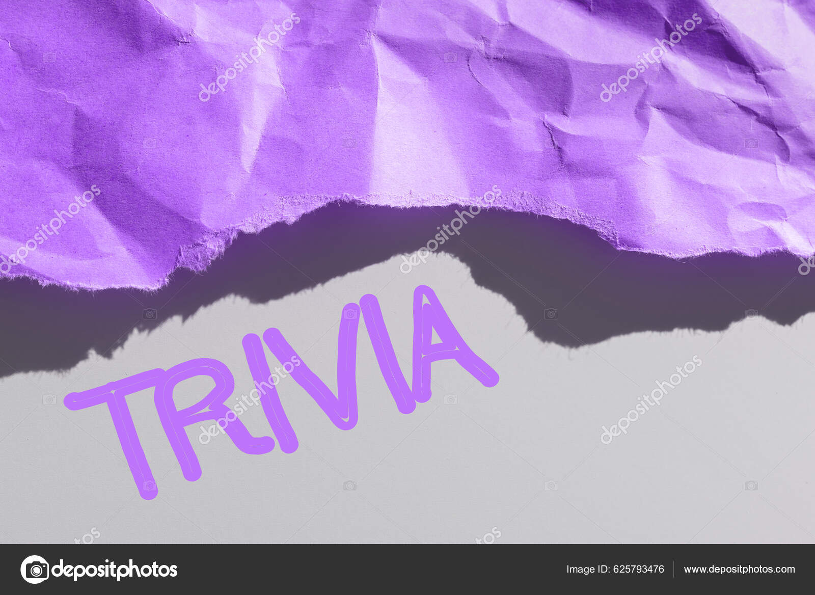 Sign Displaying Trivia Concept Meaning Details Considerations Pieces ...
