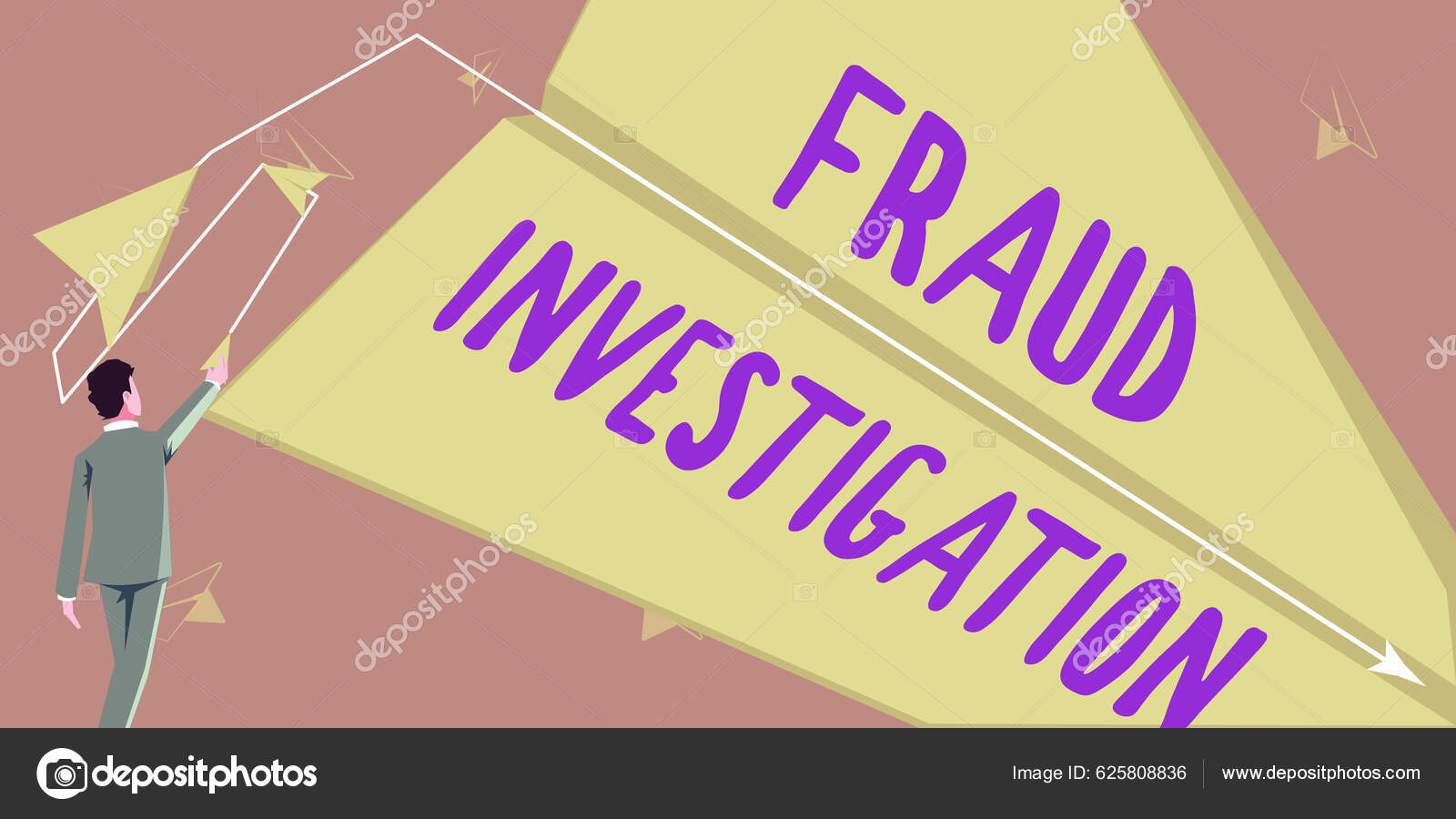 Text Caption Presenting Fraud Investigation Business Idea Process ... Text Caption Presenting Fraud Investigation Business Idea Process ...