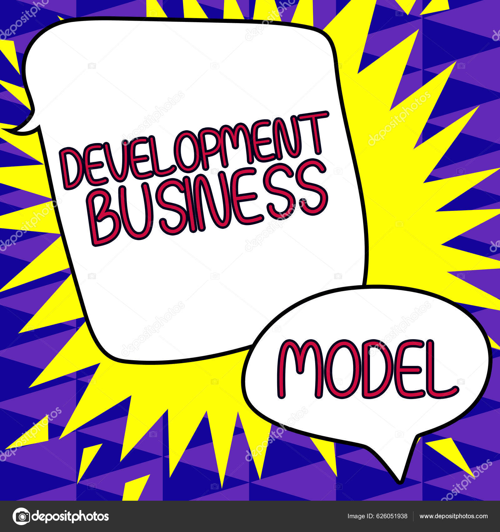 Hand Writing Sign Development Business Model Word Written Rationale How ...