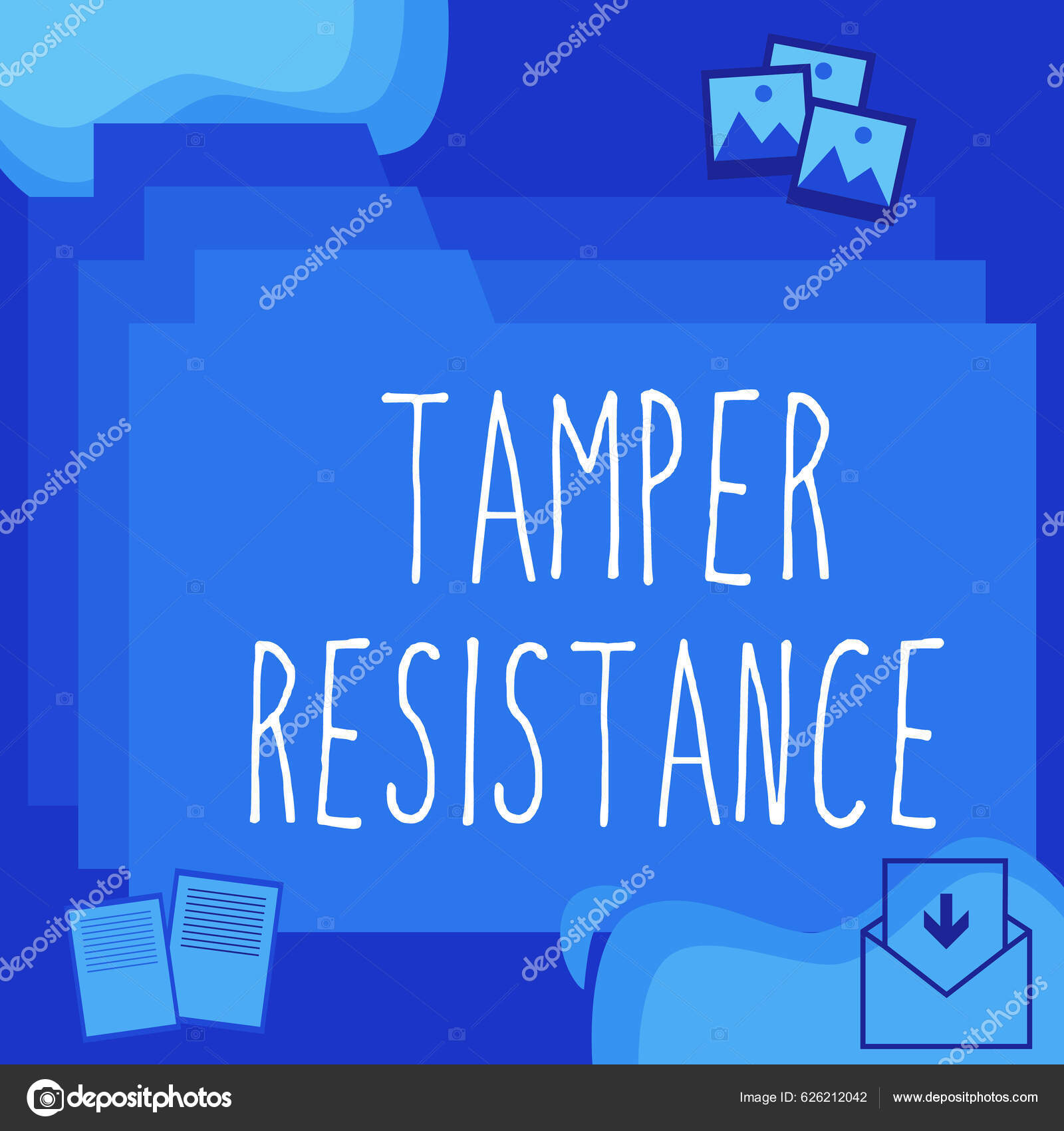 Conceptual Display Tamper Resistance Concept Meaning Resilent Physical ...