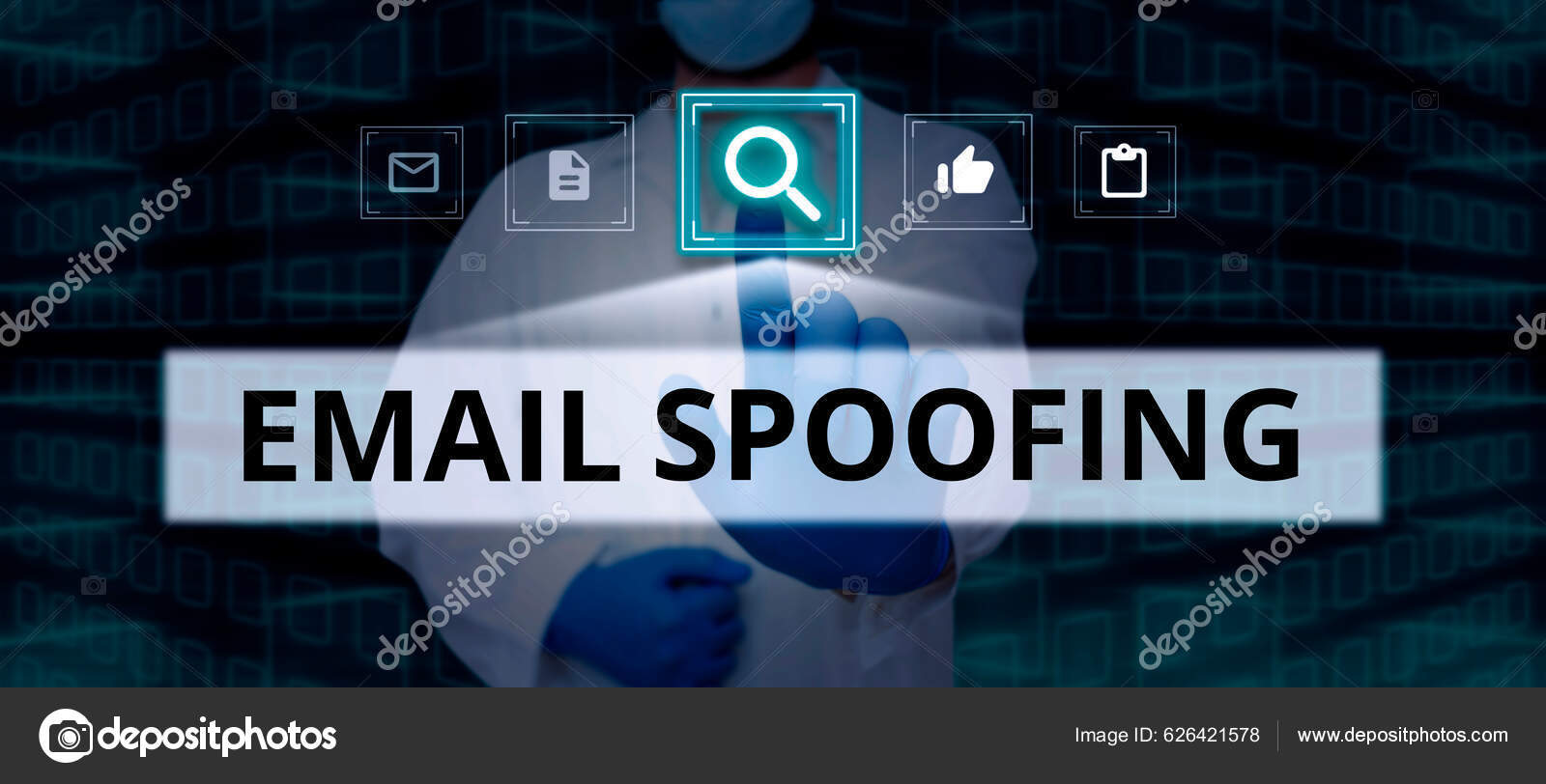 Text Caption Presenting Email Spoofing Business Idea Secure Access ...