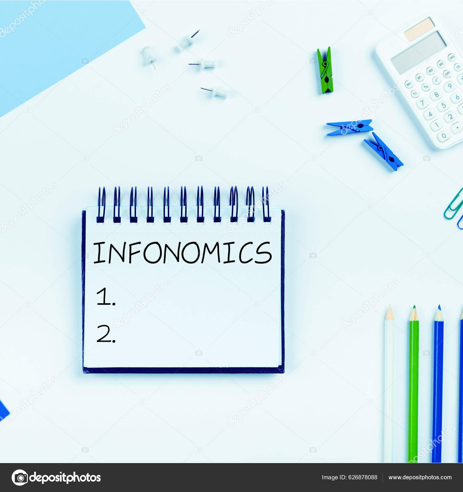Sign Displaying Infonomics Word Visual Image Used Represent Information ...