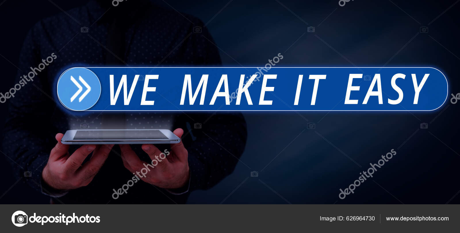 Inspiration Showing Sign Make Easy Word Written Offering Solutions Alternatives — Stock Photo ...