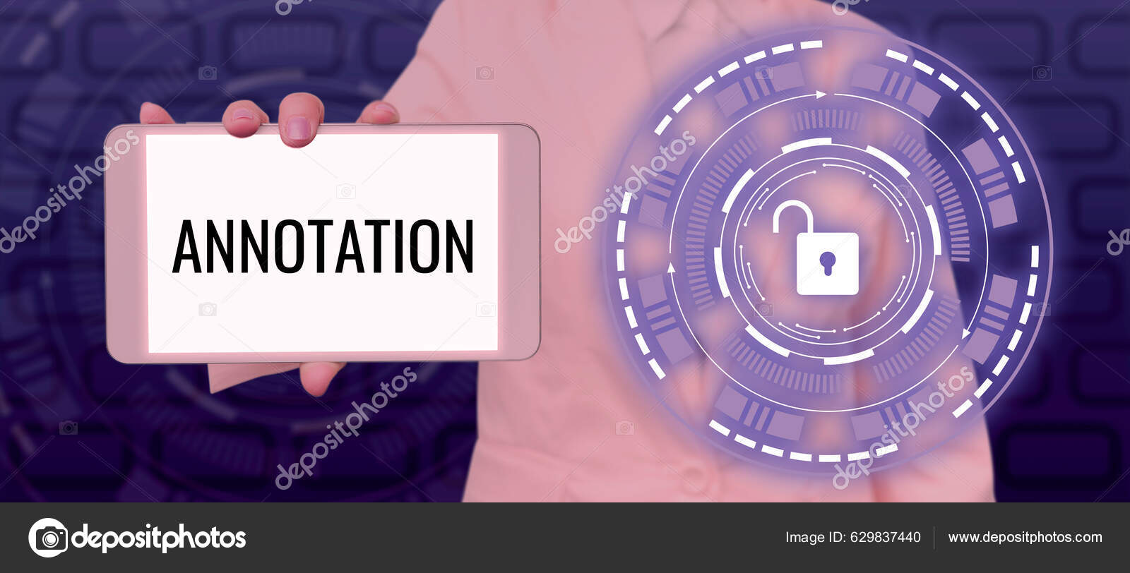 Handwriting Text Annotation Internet Concept Note Added Way Comment Explanation — Stock Photo ...