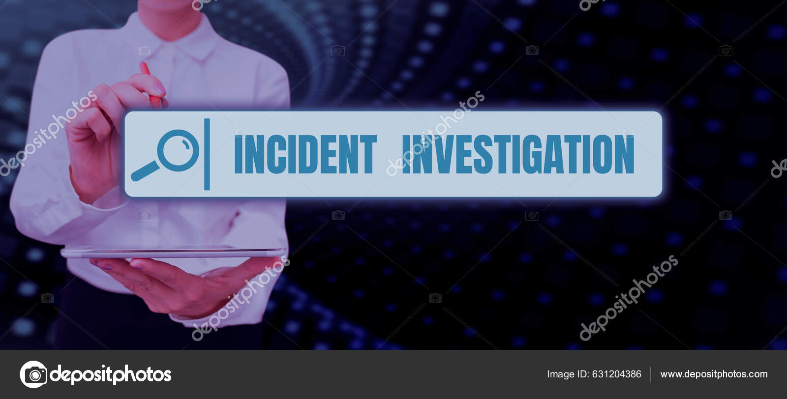 Sign Displaying Incident Investigation Word Written Responsible ... Sign Displaying Incident Investigation Word Written Responsible ...