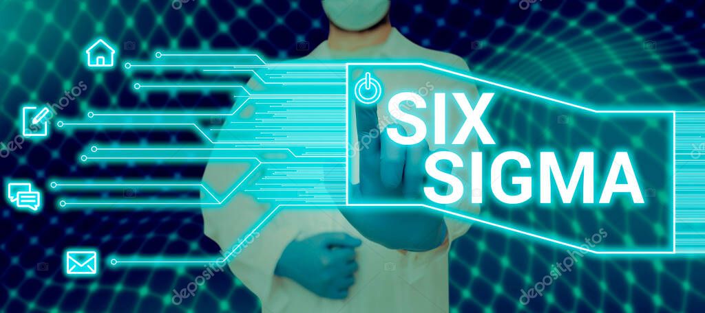Inspiración mostrando signo Six Sigma, Técnicas de gestión de ...