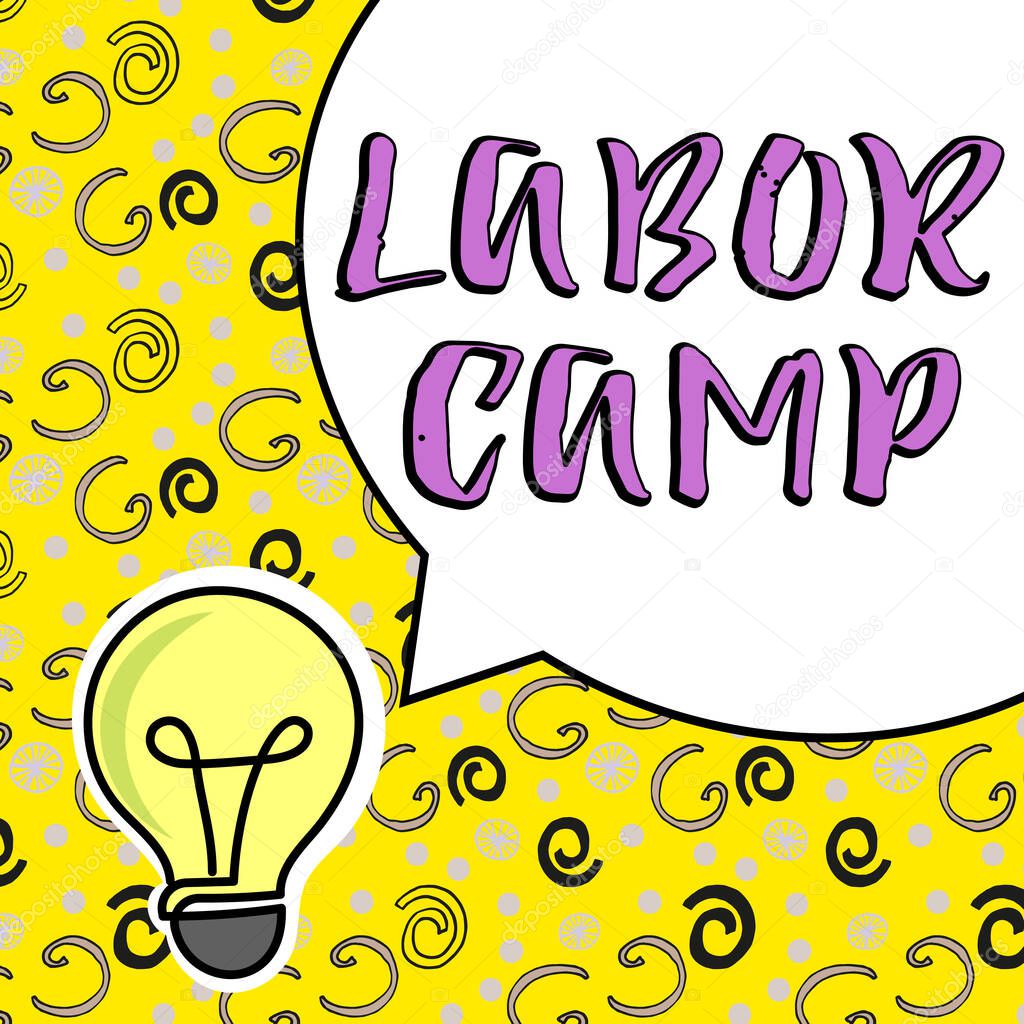 Texto que presenta Labor Camp, idea de negocio una colonia penal donde ...