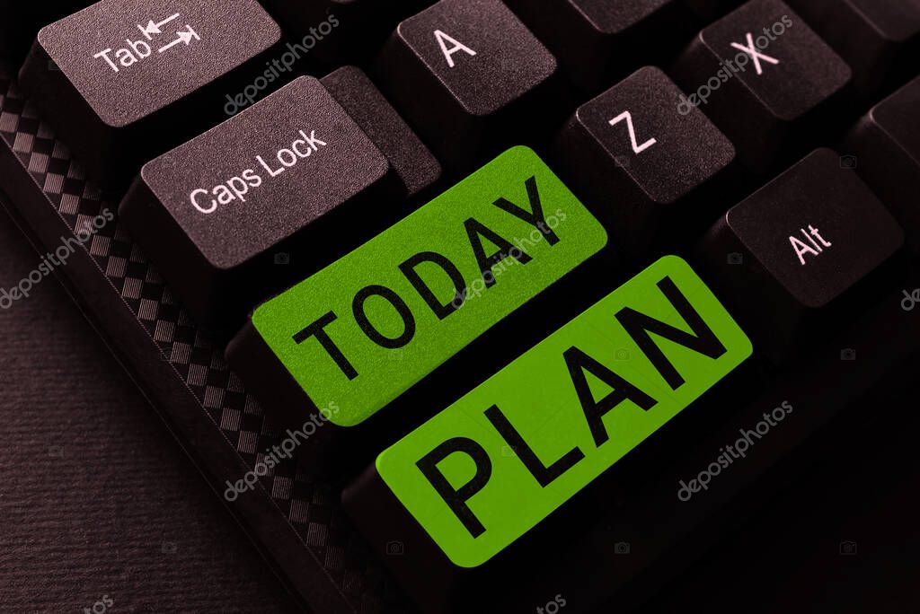 Señal que muestra Plan, Concepto que significa Inicio de una propuesta ...