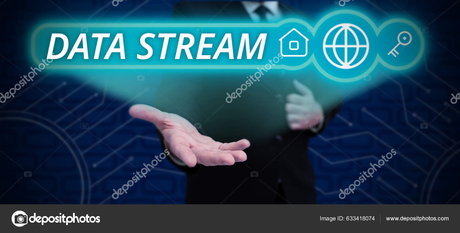 Conceptual Display Data Stream Business Concept Sequence Digitally ... Conceptual Display Data Stream Business Concept Sequence Digitally ...