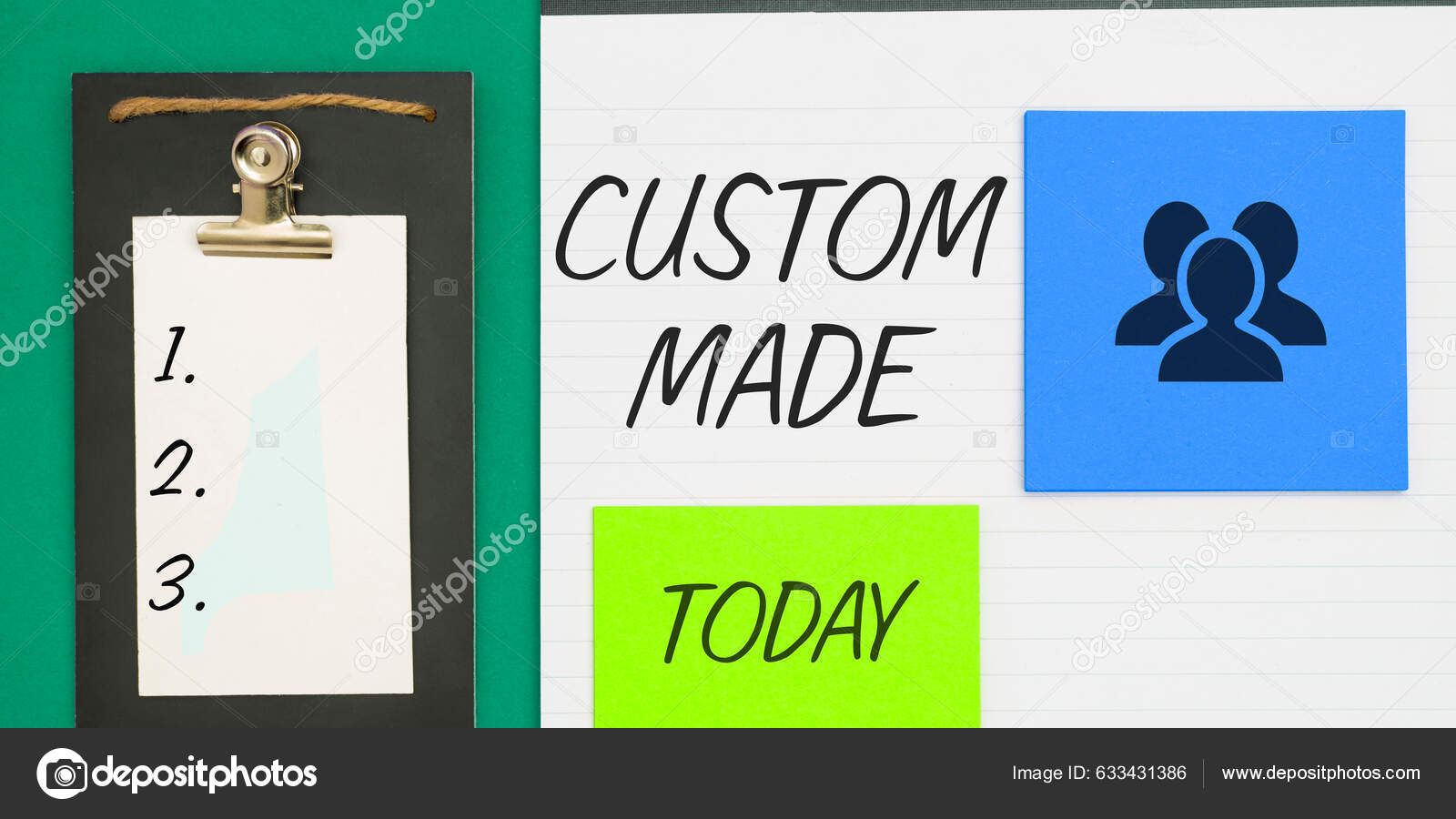 Inspiration Showing Sign Custom Made Word Written Something Done Order ...