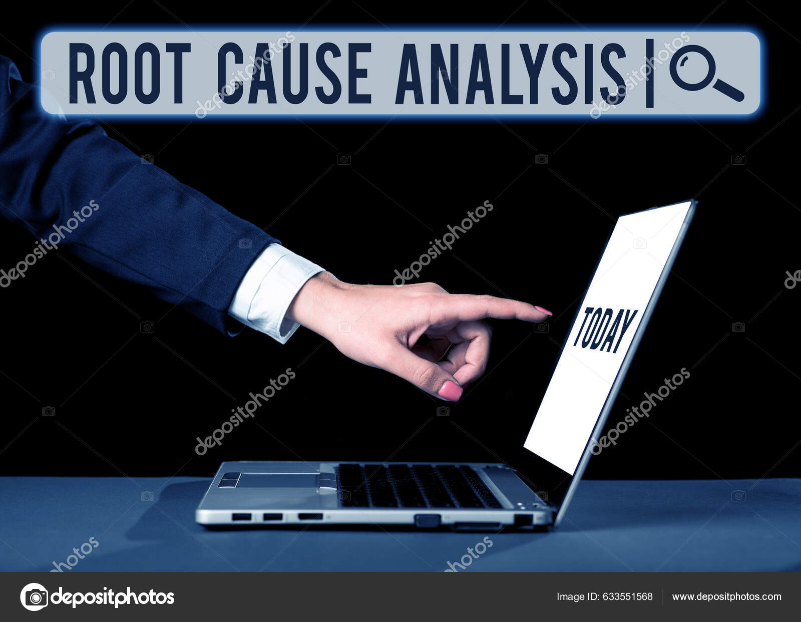 Text Sign Showing Root Cause Analysis Concept Meaning Method Problem ...