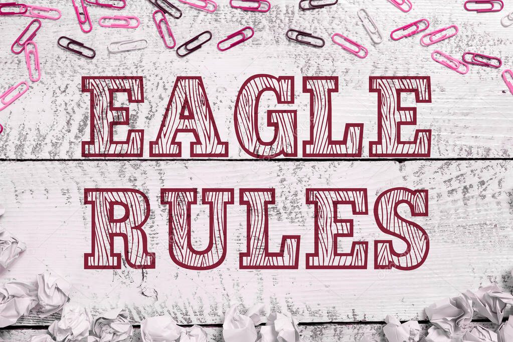 Conceptual caption Eagle Rules, Business showcase a huge set of design ... Conceptual caption Eagle Rules, Business showcase a huge set of design ...