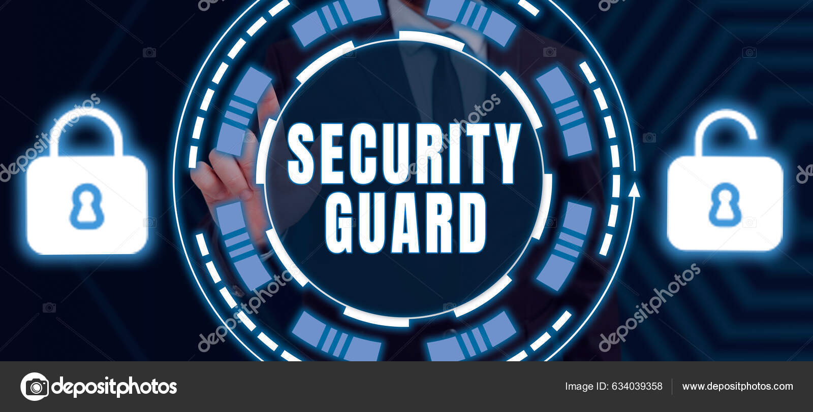 Text Showing Inspiration Security Guard Internet Concept Tools Used ...