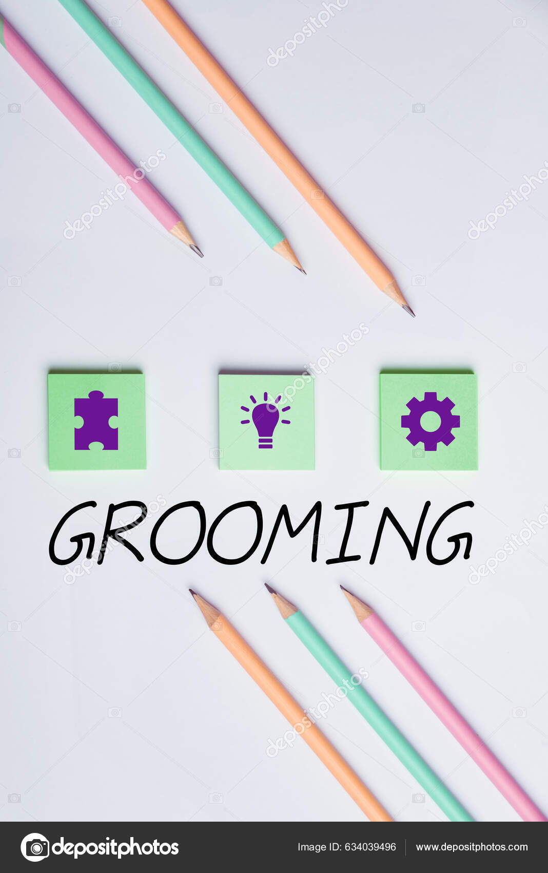 Conceptual Caption Grooming Word Hygienic Care Enhancing Appearance ...