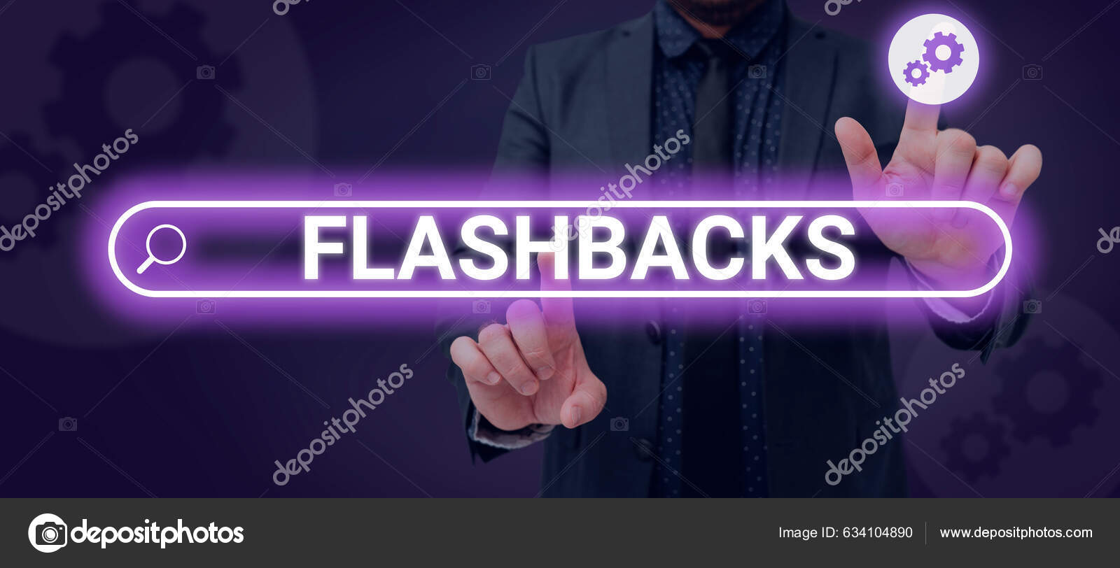 Text Caption Presenting Flashbacks Word Written Interruption ... Text Caption Presenting Flashbacks Word Written Interruption ...