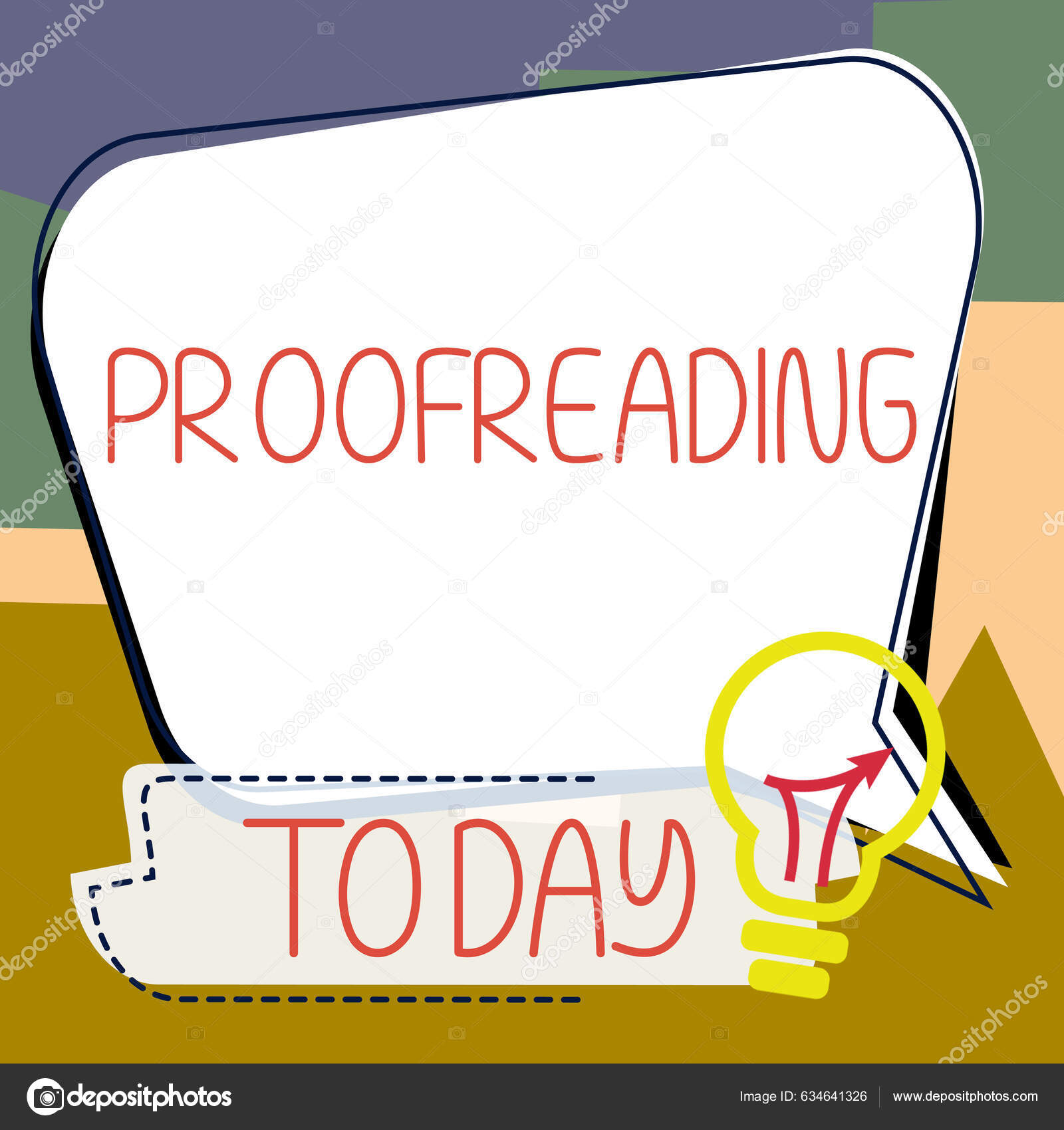 Text Sign Showing Proofreading Word Act Reading Marking Spelling ...