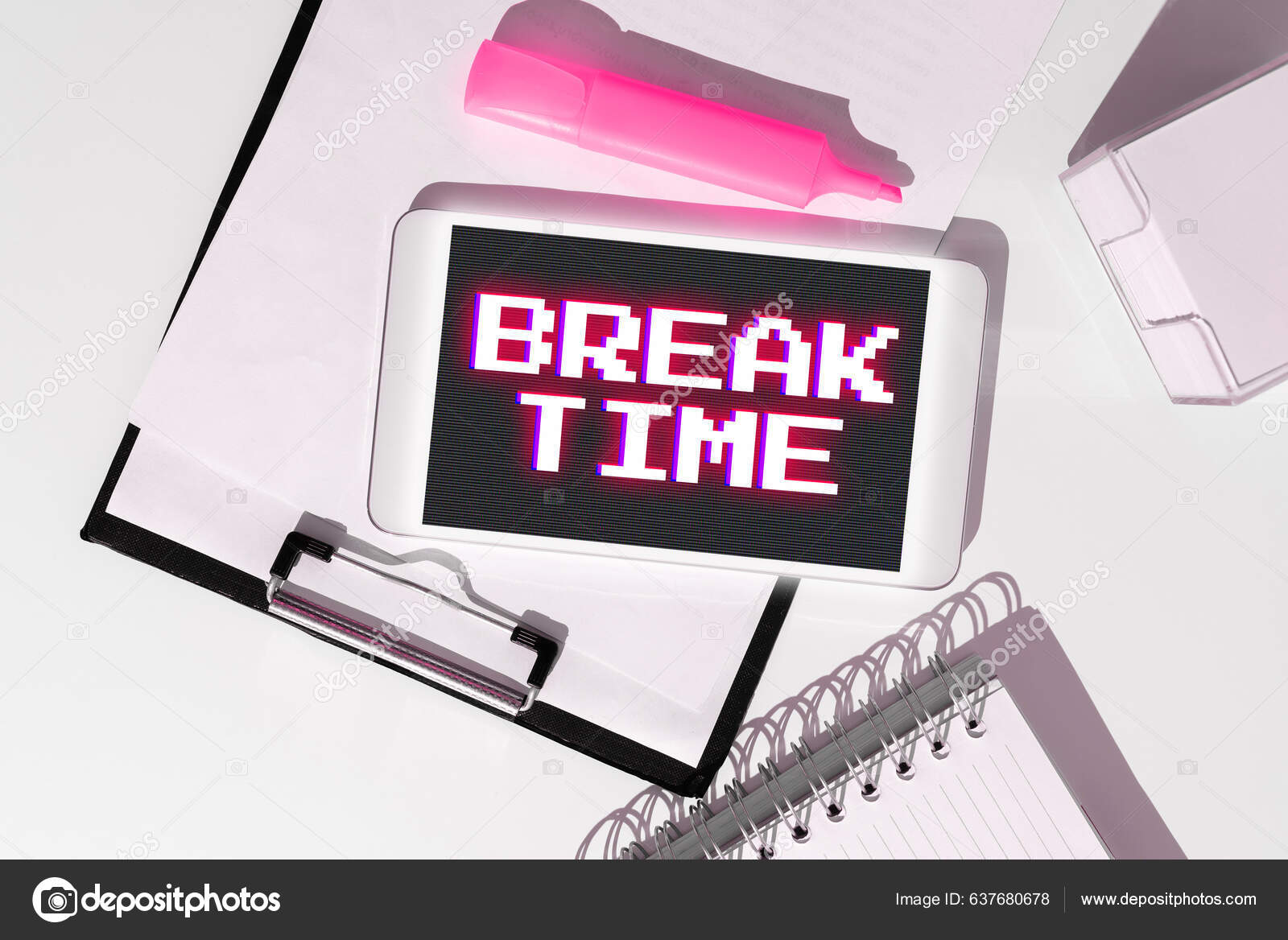Break Time Sign For Work