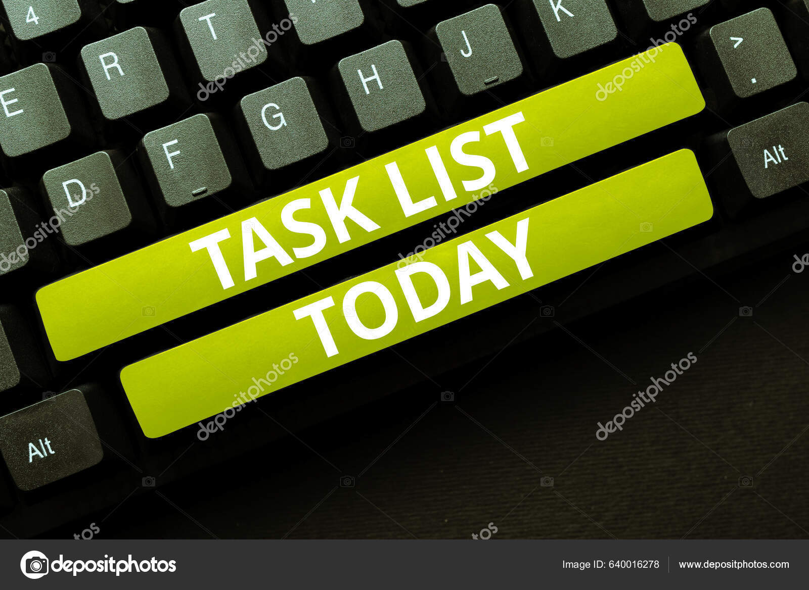 Conceptual Display Task List Internet Concept Planification Reminder ...
