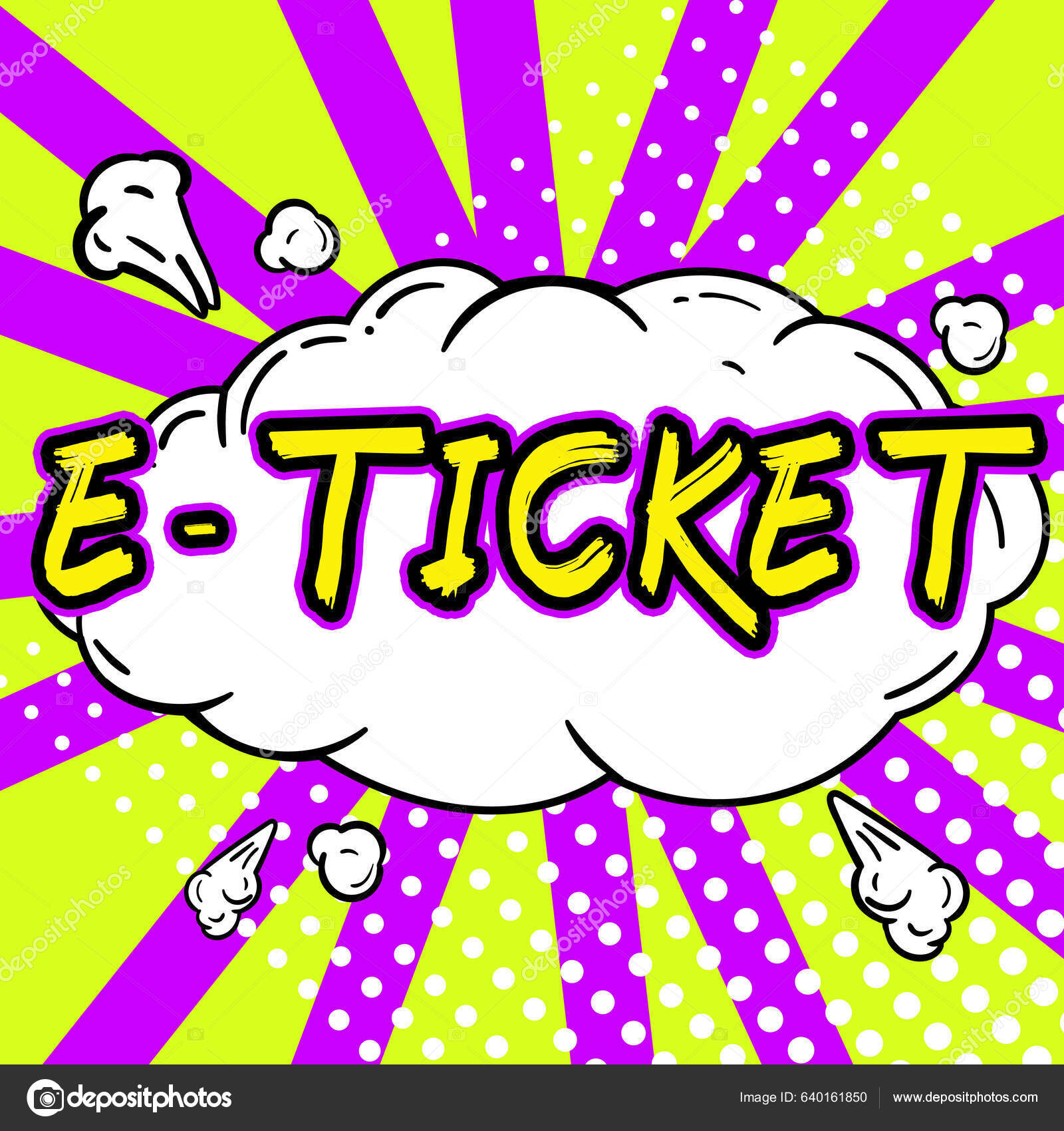 Handwriting Text Ticket Word Written Flight Booking Which Details ...