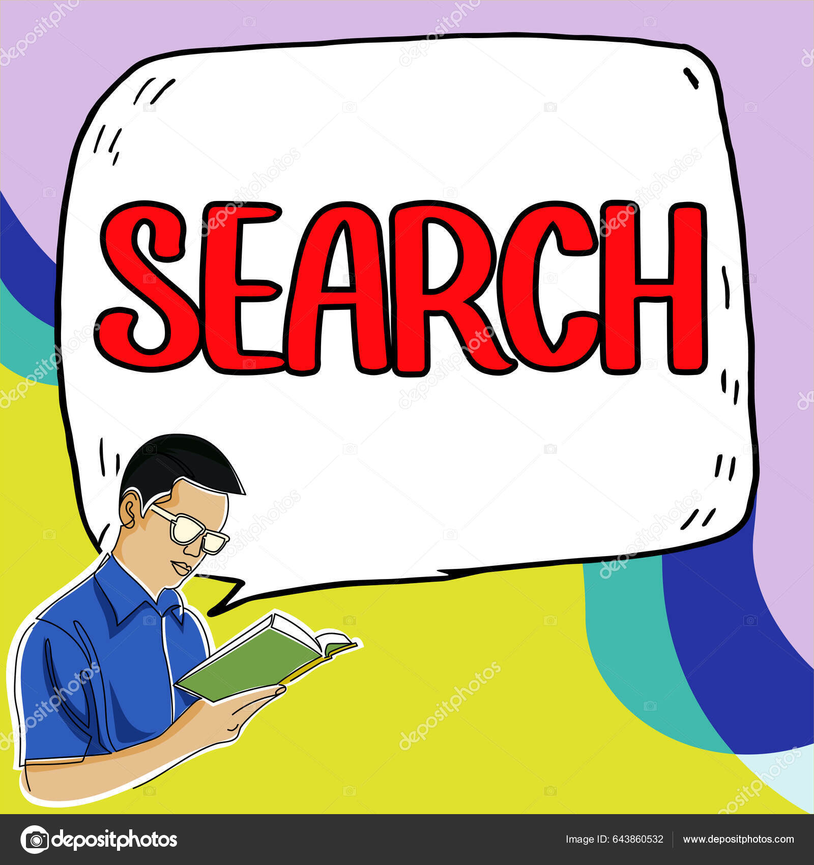 Text Caption Presenting Search Concept Meaning Try Find Something ...