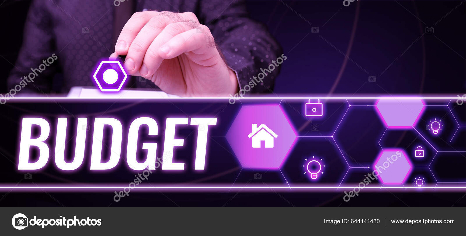 Handwriting Text Budget Internet Concept Defined Estimate Income ...