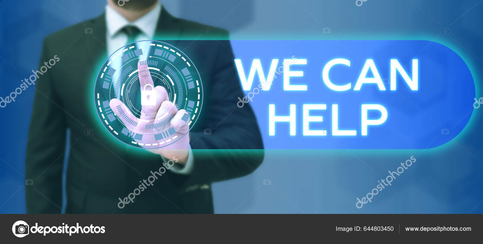 Text Showing Inspiration Can Help Word Let Support You Give — Stock ...