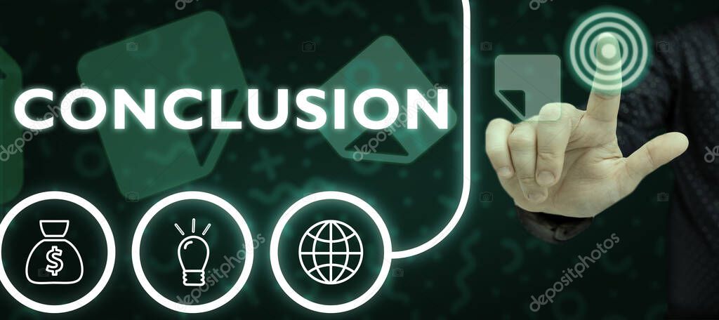 Escribir mostrando texto Conclusión, Análisis de Word for Results ...